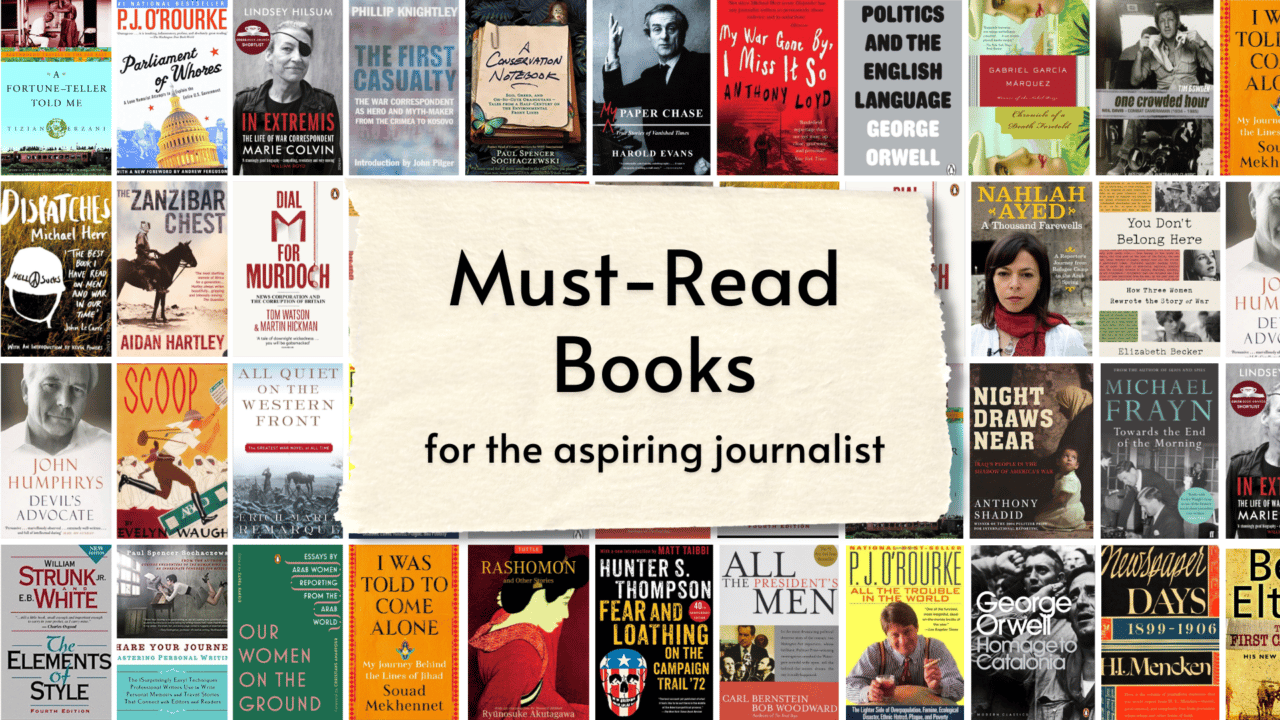 What books should an aspiring journalist read? Here's our list.
